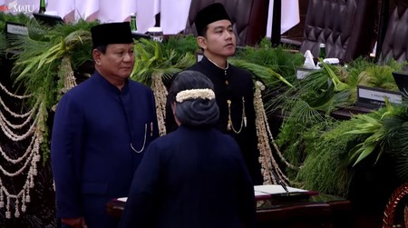 Prabowo Subianto dan Gibran Rakabuming Raka Resmi Dilantik Sebagai ...